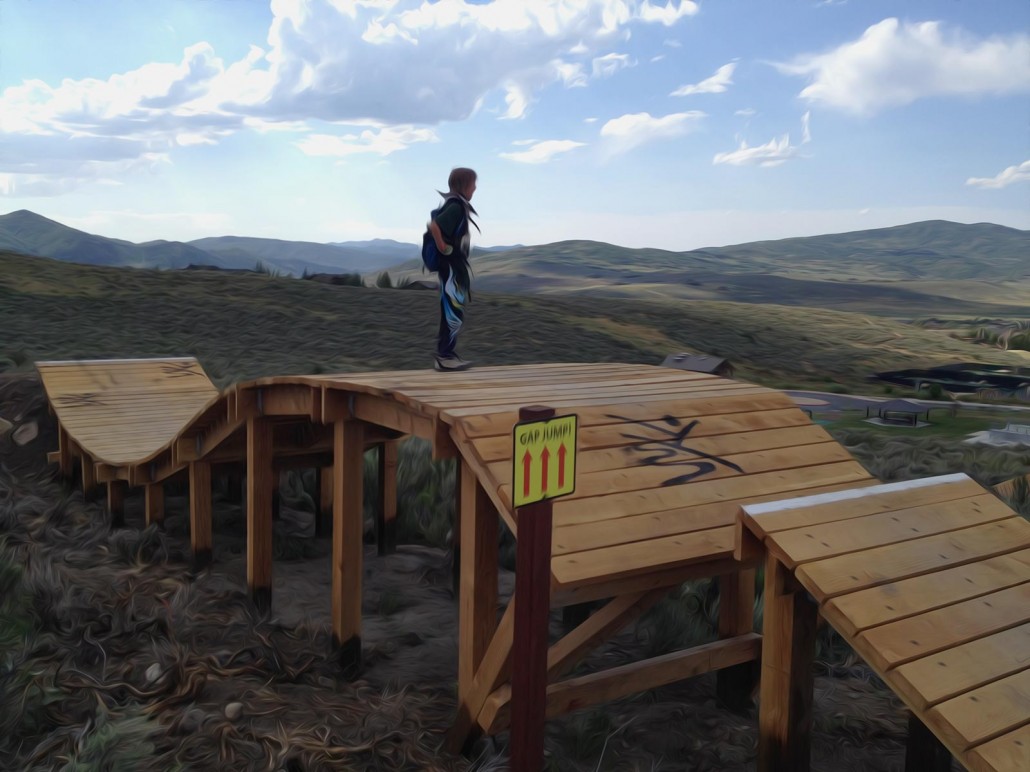 Test Trail System 01 - Mountain Biking With Kids