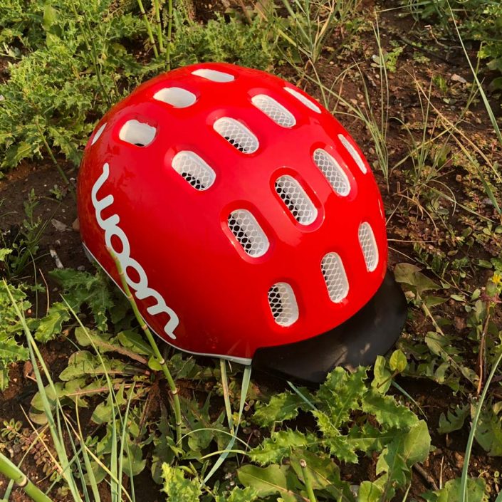 Woom Bike Helmet Review - Mountain Bike with Kids