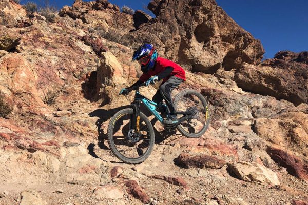 Mountain Biking Bootleg Canyon with Kids - MTB with Kids